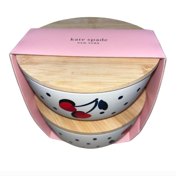 kate spade | Kitchen | Nwt Kate Spade X Lenox Vintage Cherry I Want It ...